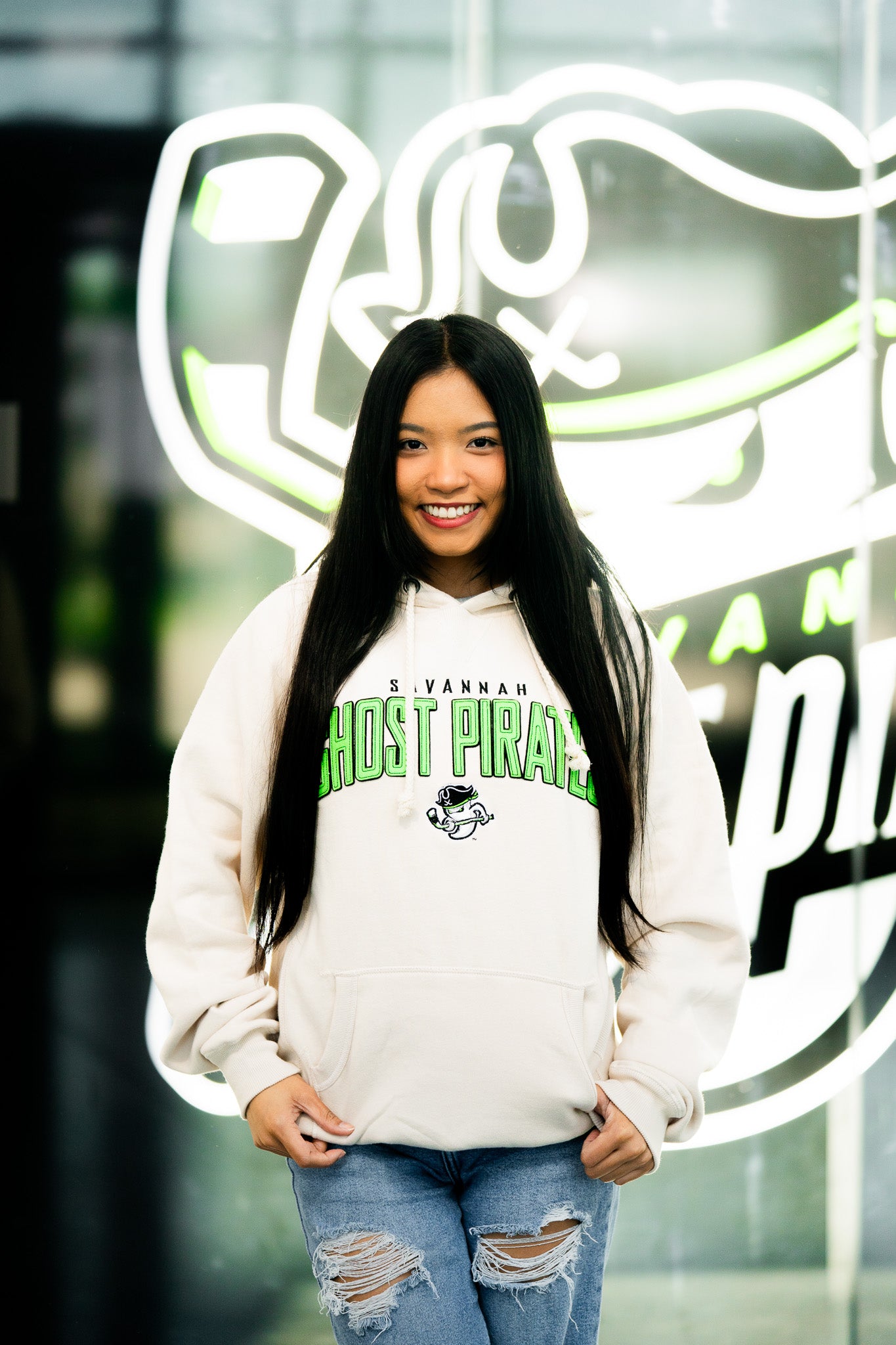 Ghost Pirates Cappuccino Twill Hoodie – Savannah Ghost Pirates Team Store