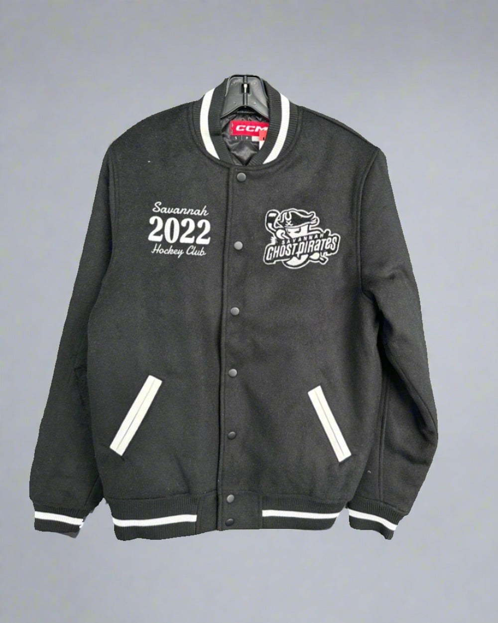 Ghost Pirates CCM Ghost Pirates Official Varsity Jacket – Savannah ...