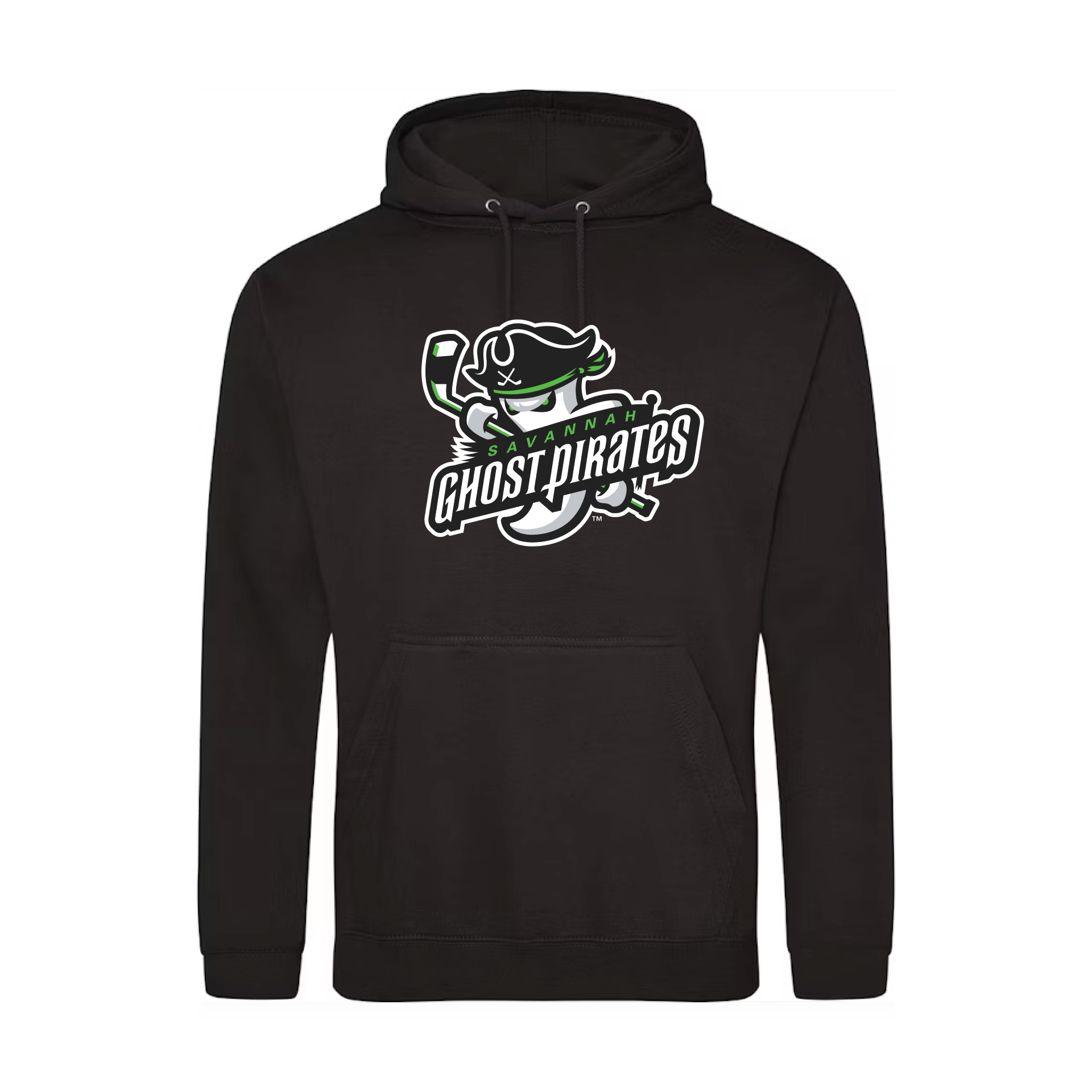 Savannah Ghost Pirates Black Core Primary Hoodie – Savannah Ghost ...